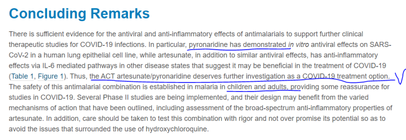 [Pyramax 논문] Repurposing Antimalarials to Tackle the COVID-19 Pandemic ...