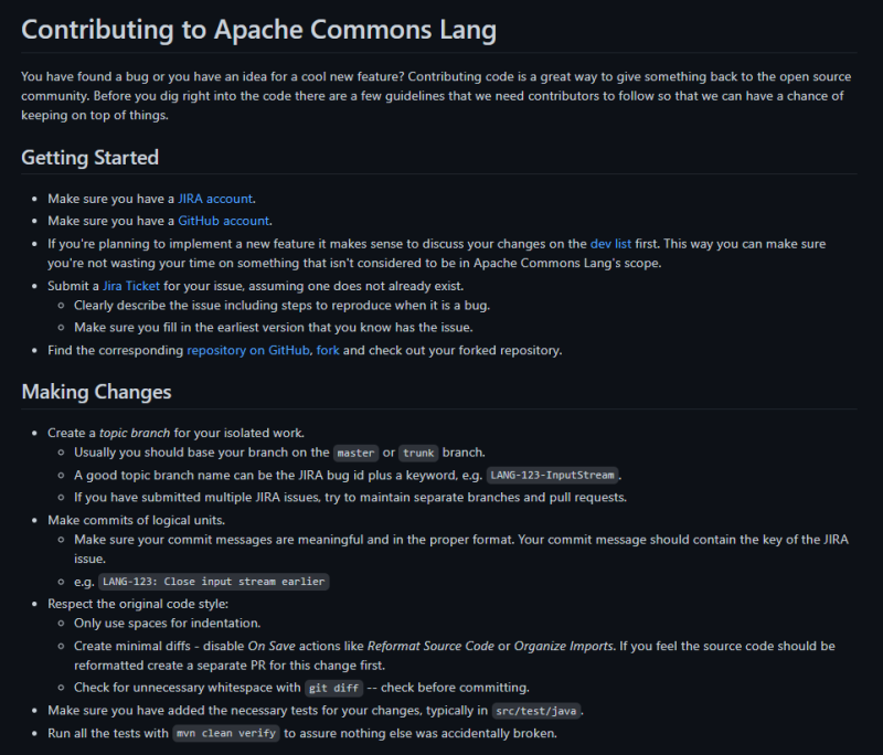 apache commons-lang 오픈소스 컨트리뷰터 되기 : 네이버 블로그