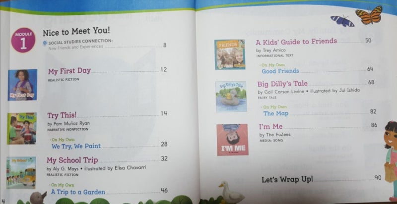 미국교과서] HMH Into Reading(인투리딩) Grade1 myBook1 수록 작품 읽기 : 네이버 블로그