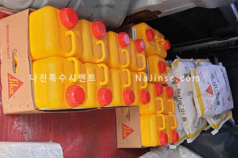 고분자중합 2성분형 접착미장몰탈 씨카탑121 25kgset 네이버 블로그