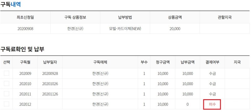 한국경제신문 구독 해지취소 방법 네이버 블로그