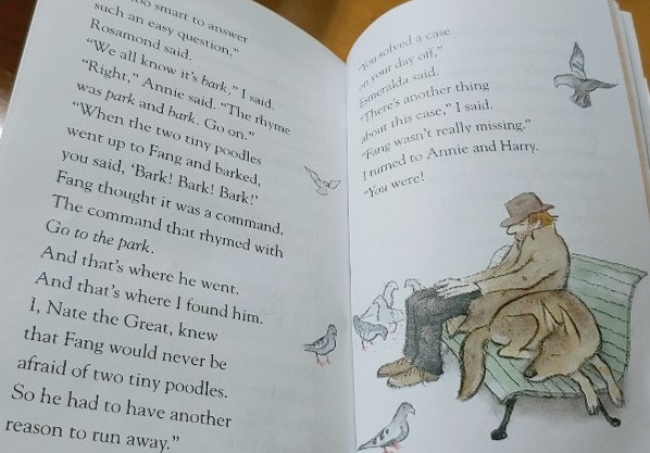 팬케이크를 좋아하는 탐정 Nate the Great - The Case of the Fleeing Fang,그리고 영어필기체 ...