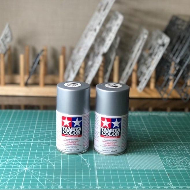 [건프라] 건담 도색 타미야 캔 스프레이 실버 리프 실제 색감 확인!!(TAMIYA Silver Leaf TS-30) : 네이버 블로그