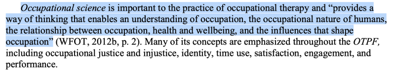 [OTPF 첫 번째] Occupational Therapy Practice Framework 4 ! : 네이버 블로그