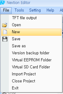 Nextion editor 설치 및 설정 방법~!! : 네이버 블로그