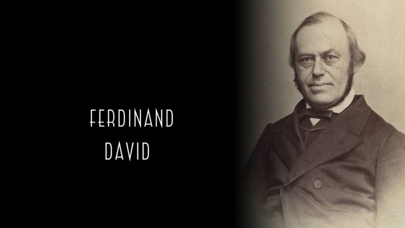 037) 페르디난트 다비트 (Ferdinand David, 1810-1873, 낭만주의 독일의 작곡가) : 네이버 블로그