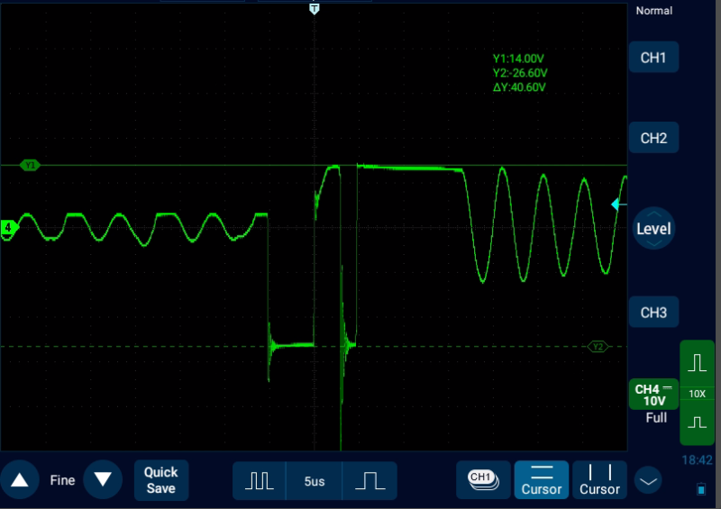 플라이백 컨버터 트랜스포머 1차 측 2차 측 파형 비교 관찰 네이버 블로그