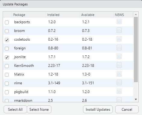 [R] install.package() : R 패키지 다운로드 · 설치 방법 2가지 & 패키지 업데이트(update), 패키지 ...