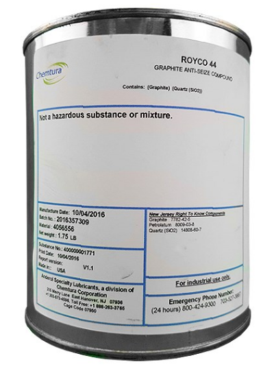 LANXESS ROYCO 44 / SAE– AMS–2518 / ANTI-SEIZE COMPOUND / 로이코 고착 방지 콤파운드 ...