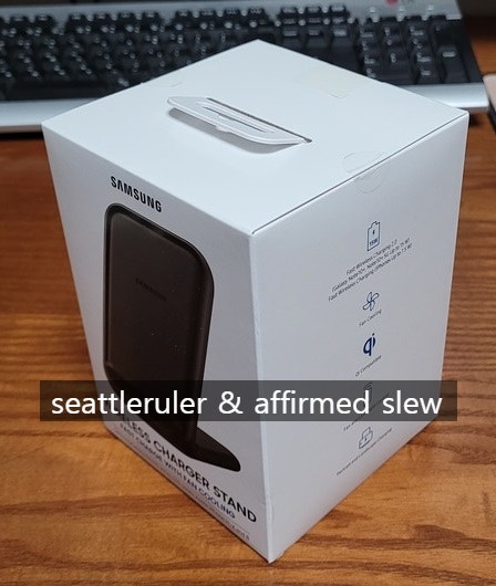삼성 무선 충전기 스탠드 (EP-N5200) 리뷰 (개봉기, 사용 후기) : 네이버 블로그