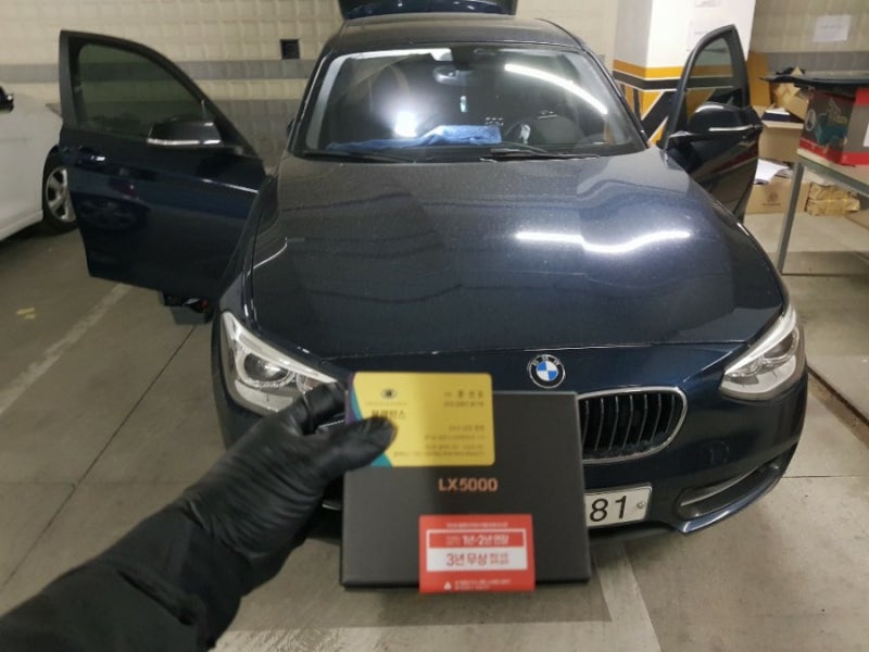 파주 블랙박스 파인뷰 LX5000 BMW118d 시공기 : 네이버 블로그