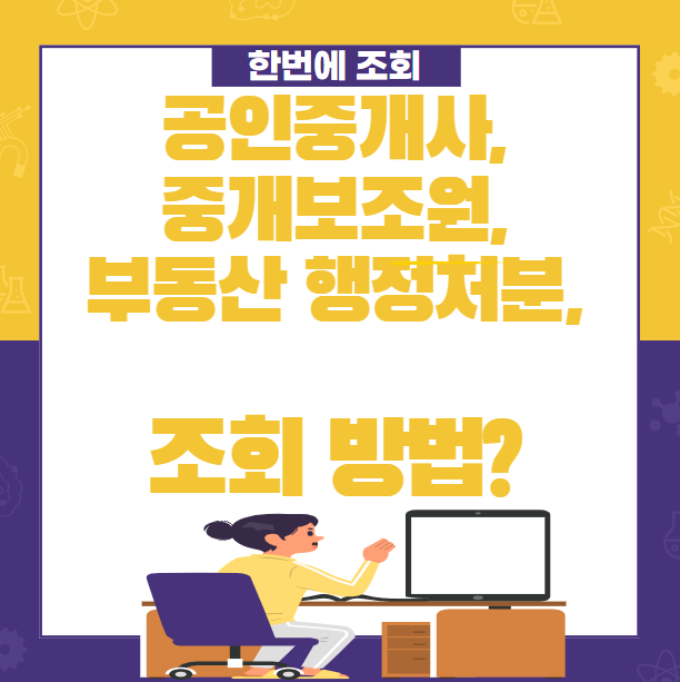 소속공인중개사 중개보조원 부동산 행정처분 조회 방법 네이버 블로그