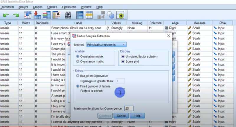 EFA: exploratory factor analysis in R 설명_SPSS에서 principle components를 ...