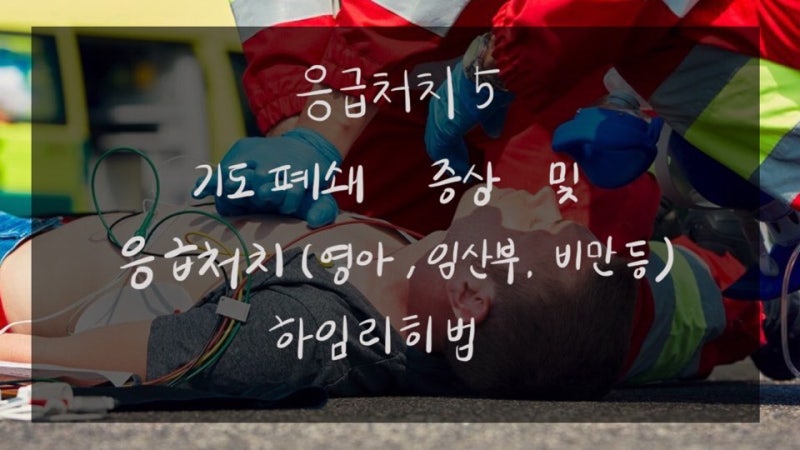 응급처치 5 기도폐쇄의 증상 및 응급처치 영아 질식 하임리히법heimlich Maneuver 복부압박법 네이버 블로그