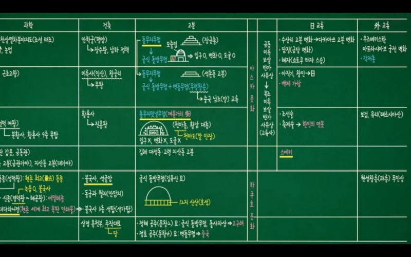 한능검 시험 D 6 최태성 별별 한국사 심화 아트 판서 요약 모음선사~고려초기 네이버 블로그