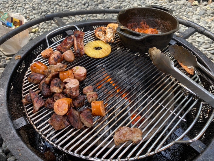 하남 만돈만리 ️잇뽀따라냠냠 ️야외 캠핑식당바베큐 맛집애견동반가능 식당 네이버 블로그