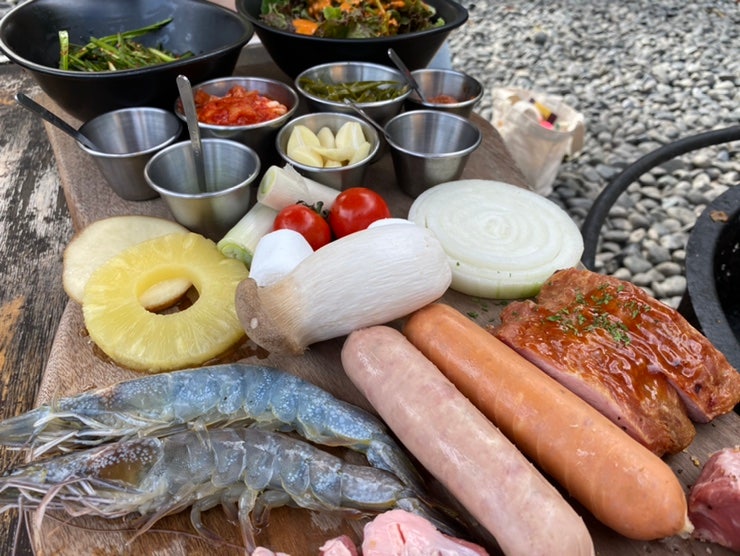 하남 만돈만리 ️잇뽀따라냠냠 ️야외 캠핑식당바베큐 맛집애견동반가능 식당 네이버 블로그