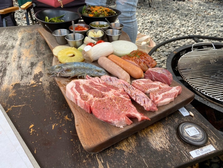 하남 만돈만리 ️잇뽀따라냠냠 ️야외 캠핑식당바베큐 맛집애견동반가능 식당 네이버 블로그