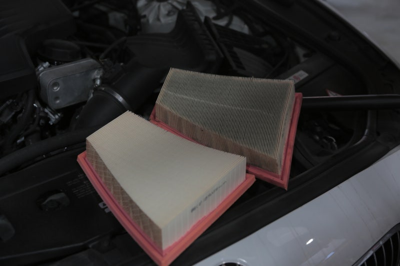 Bmw F10 528i 카르보gt 롱라이프 5w30 합성유 엔진오일교체에어크리너오일필터and실내향균에어컨필터교환확실한잔유제거