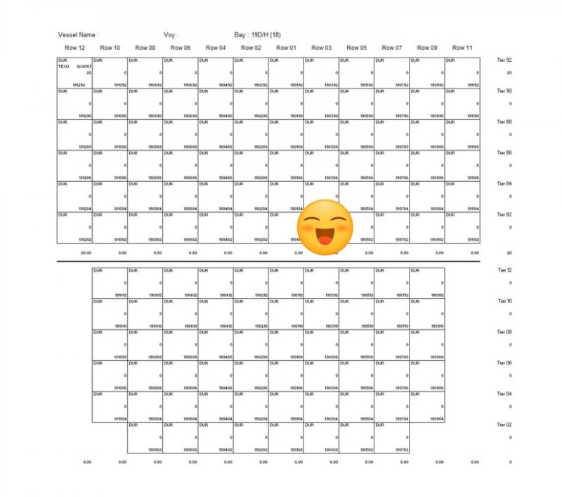 컨테이너 선박 적재 개념 정리 - ROW, BAY, TIER (cell guide) : 네이버 블로그
