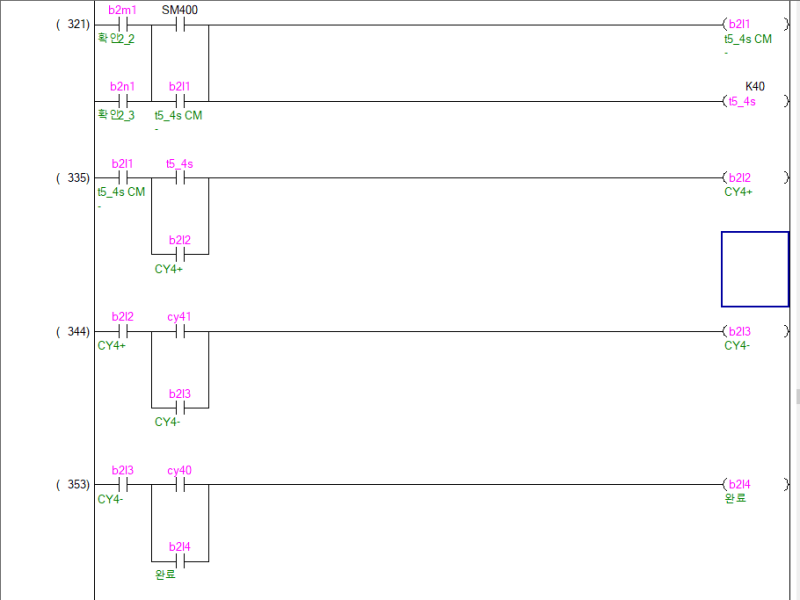 PLC를 이용한 순차, 분기 회로 : 네이버 블로그