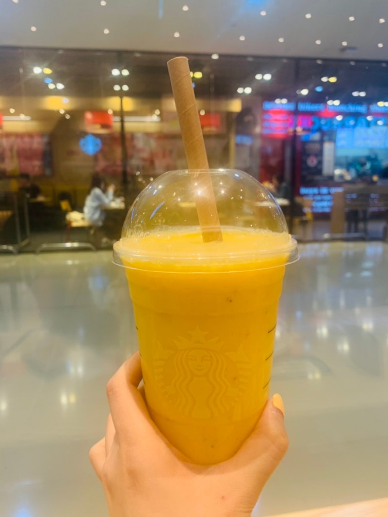 스타벅스 딸기딜라이트 요거트 블렌디드 망고바나나 블렌디드 ღᴗღ 네이버 블로그