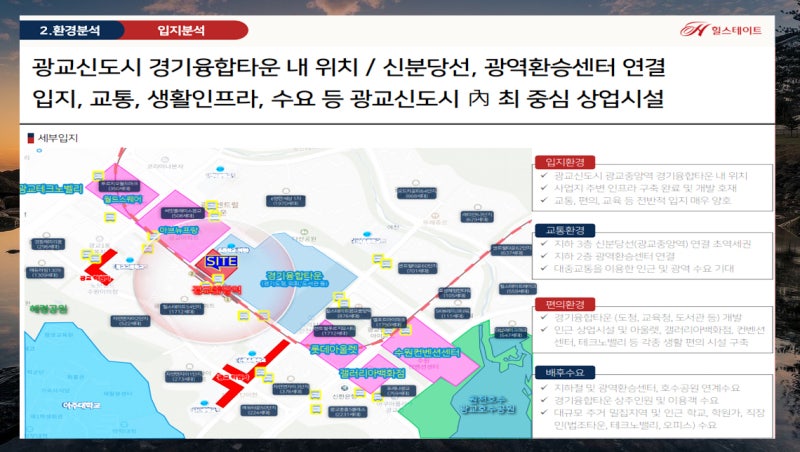 힐스테이트 광교중앙역 퍼스트 상가분양가 힐스 에비뉴 중앙역 네이버 블로그