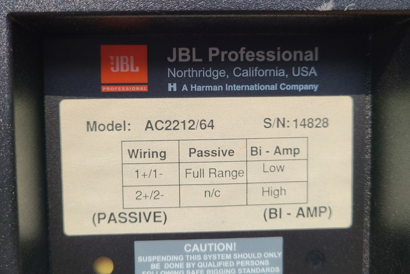 JBL AC2212/64 12인치 300와트 스피커 : 네이버 블로그