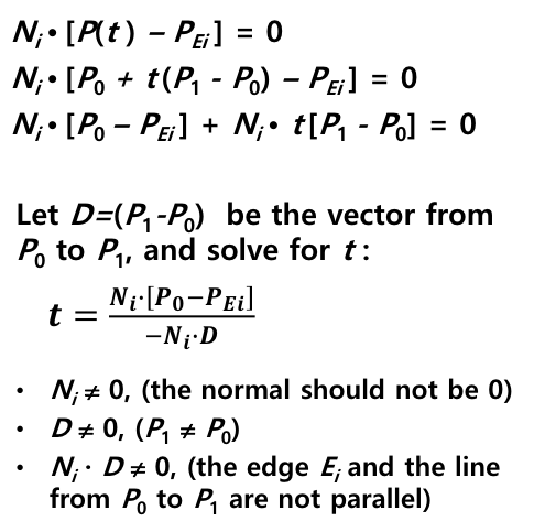 Liang and Barsky Algorithm(Parametric Line Clipping) : 네이버 블로그