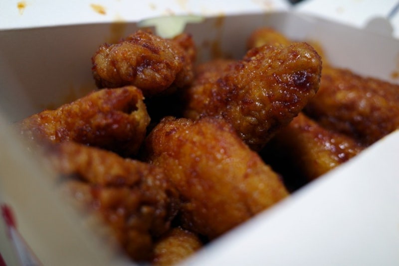 계동치킨 간장매운맛 솔직후기 금호동 치킨 배달 네이버 블로그