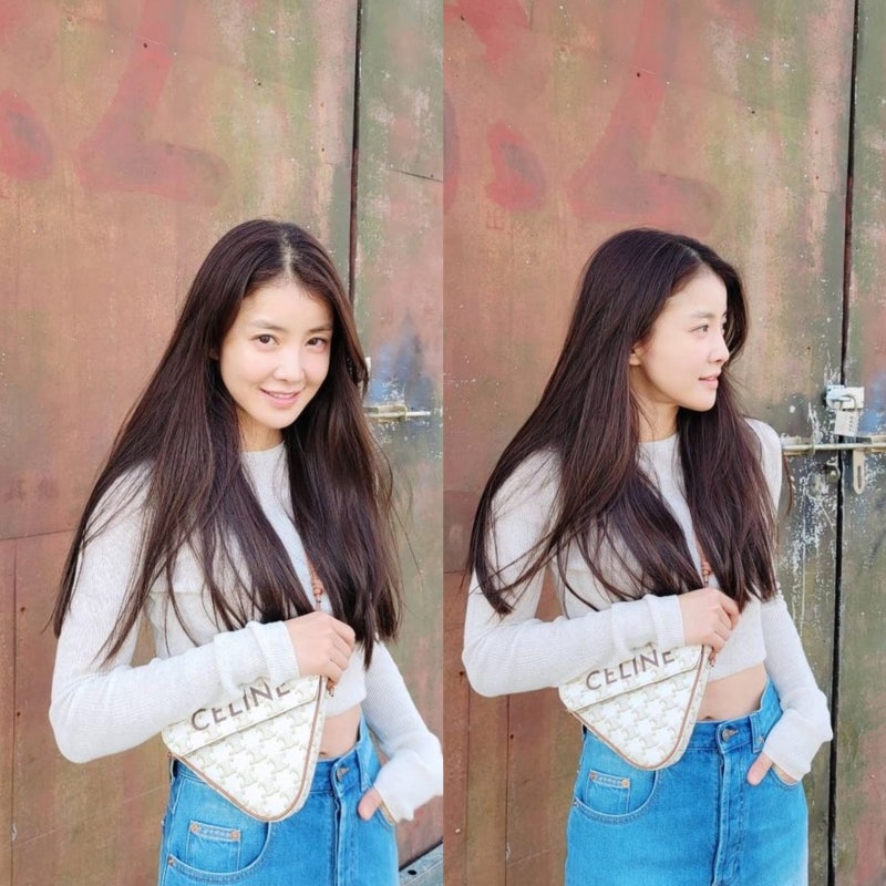 이시영 인스타그램 패션 셀린느 가방 청바지는 어디꺼 네이버 블로그
