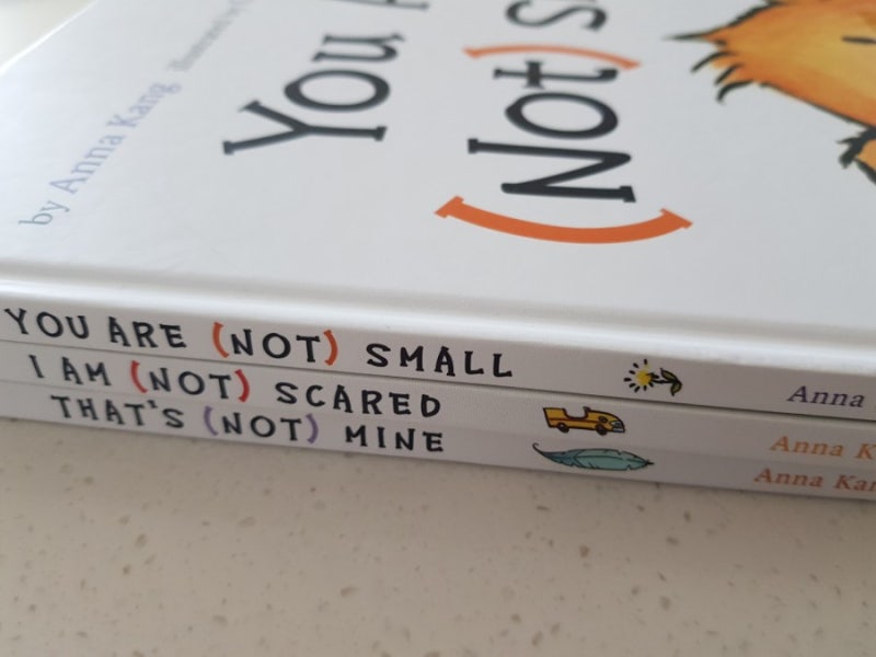 영어 그림책 '아니야' 시리즈 『You are (not) small』, 『I am (not) scared』, 『That's ...