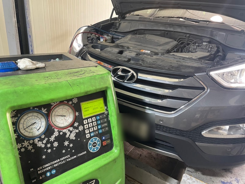 광주 자동차 에어컨 수리 교환 전문점 첨단 만도카 에어컨 산타페dm 콤프 콘덴서 고압호스 압력밸브 에어컨 에바 수리 교환 네이버 블로그