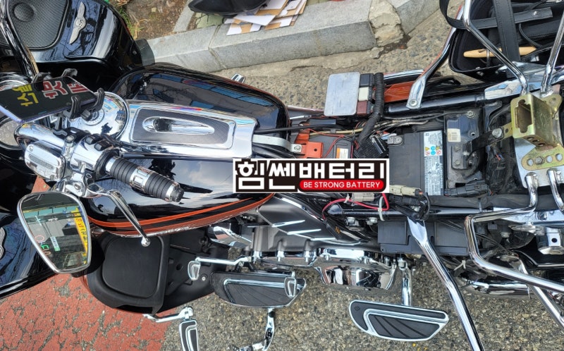 울산 할리데이비슨 로드 글라이더 울트라 밧데리 델코agm30ah 할리 전용배터리 교체 전문점 힘쎈배터리 네이버 블로그