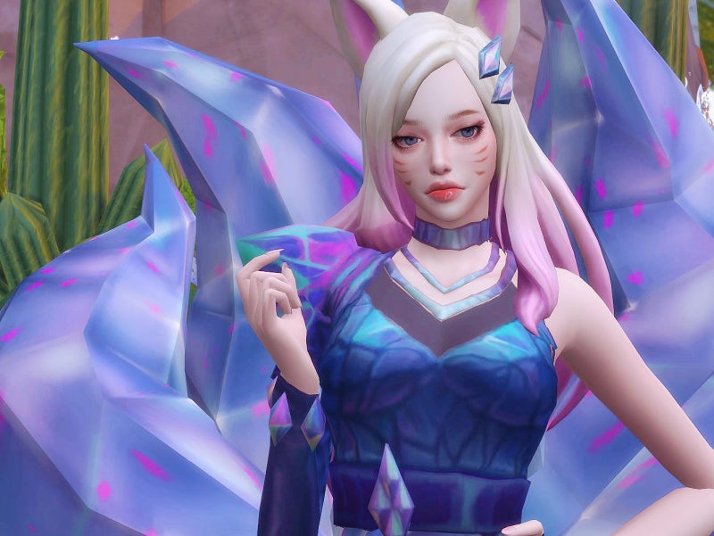 [심즈4 SIMS4 심배포] 리그오브레전드 League of Legends - KDA ALL OUT 아리 Ahri : 네이버 블로그