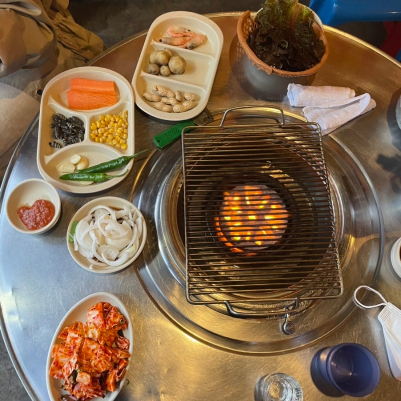 부산노상포차 노란마후라 청사포 장어구이 조개구이 맛집 네이버 블로그