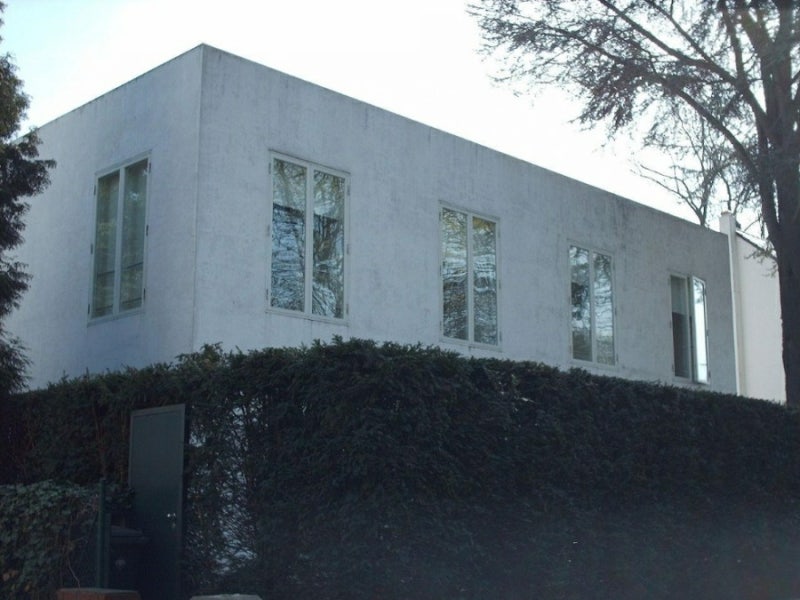 O.M.웅거스의 "특징이 없는 집". house without qualities, cologne, germany, O.M ...