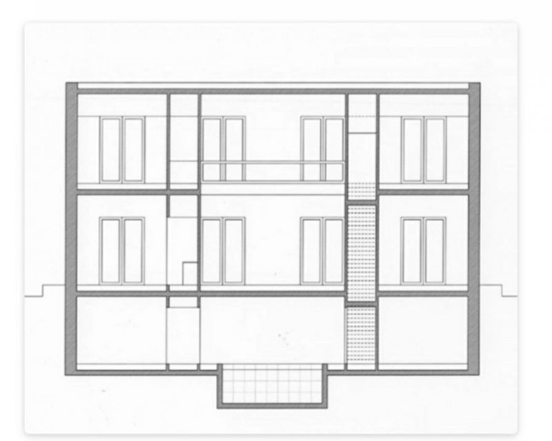 O.M.웅거스의 "특징이 없는 집". house without qualities, cologne, germany, O.M ...