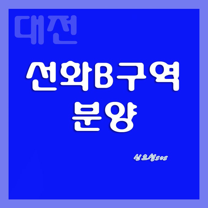 대전재개발 선화b구역 분양 일정 임박 현장 둘러보기 네이버 블로그