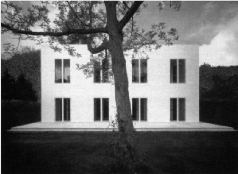 O.M.웅거스의 "특징이 없는 집". house without qualities, cologne, germany, O.M ...