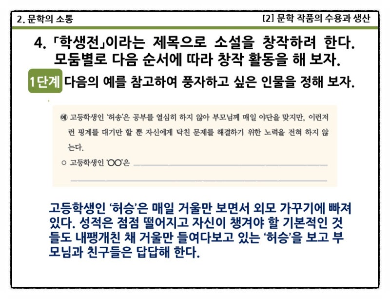 고등 문학 지학사정 2 2 허생전박지원☞내신 대비 작품 설명과 문제 네이버 블로그