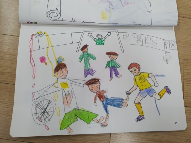 재미있는 돌봄교실 창의미술 활동 초등생각나무미술교재~오늘의 사진 컨셉ㅎㅎ말도 참 잘 들어주는 우리반♡초등미술교재생각나무
