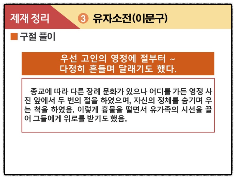고등 문학 천재정 2 1 유자소전이문구☞내신 대비 작품 설명과 문제 네이버 블로그
