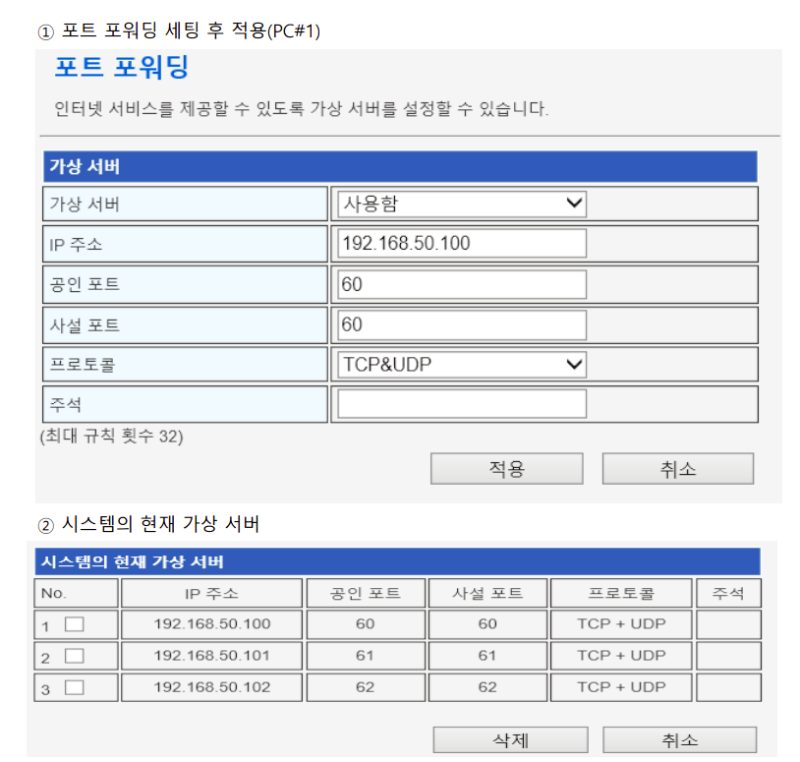 lte라우터 ipr-400 cctv 포트포워딩 vpn 사용방법 : 네이버 블로그