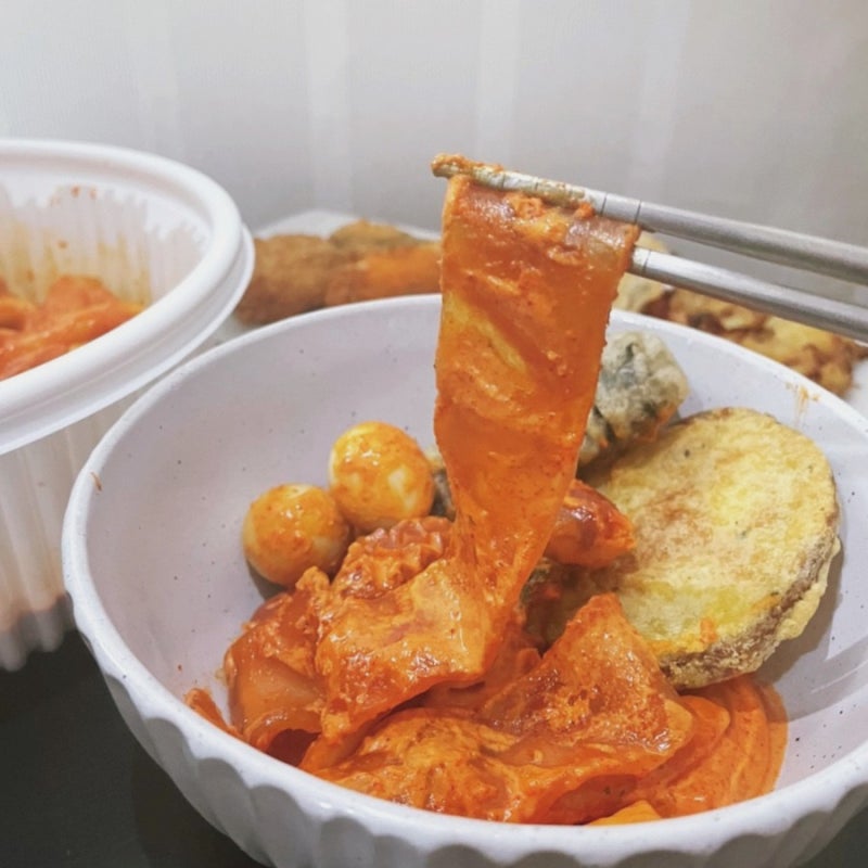 핫한 배떡 로제떡볶이 저도 이제 먹어봤어요게살튀김김말이야채튀김 네이버 블로그