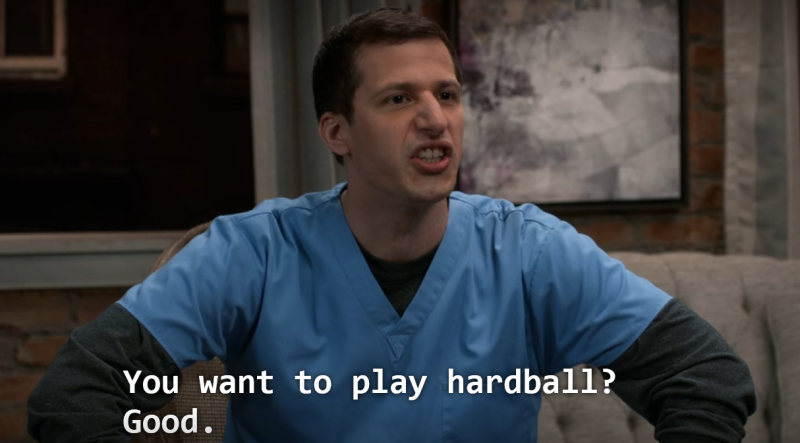 [영어관용표현] play hardball (with somebody) : (수단∙방법을 가리지 않고) (~을 상대로) 강경하게 ...