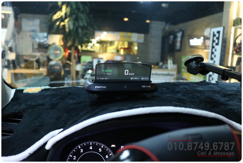 베뉴 폰터스 H1000 헤드업 디스플레이 튜닝으로 옵션에 빠진 HUD 달아보자~!! 로드아우터 동탄 : 네이버 블로그