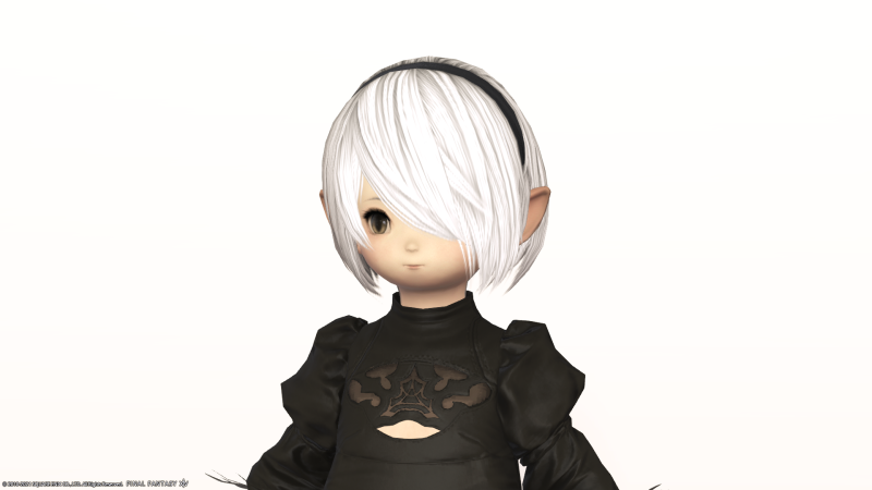 [파판14] 2B 헤어, 9S 헤어 : 네이버 블로그