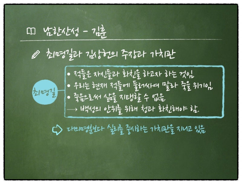 해냄 고등 문학 Ⅰ 3 남한산성김훈☞문제와 설명 네이버 블로그