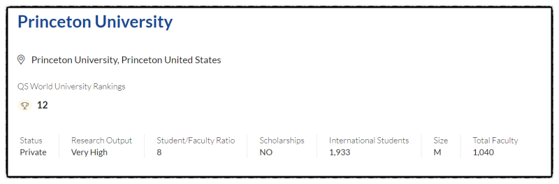 프린스턴 대학교 (Princeton University)의 모든 것 (위치, 순위, 유명 학과, 합격률, 학비 등) : 네이버 블로그